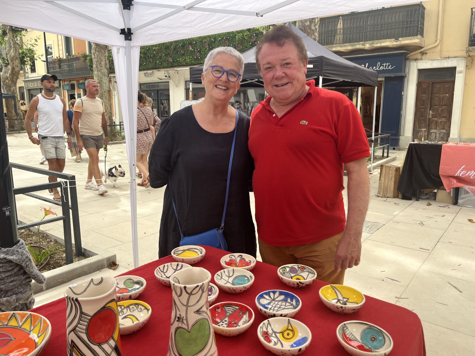 Christian Poujol au Marché Artisanal de l'été de Lunel - CMA de l'Hérault